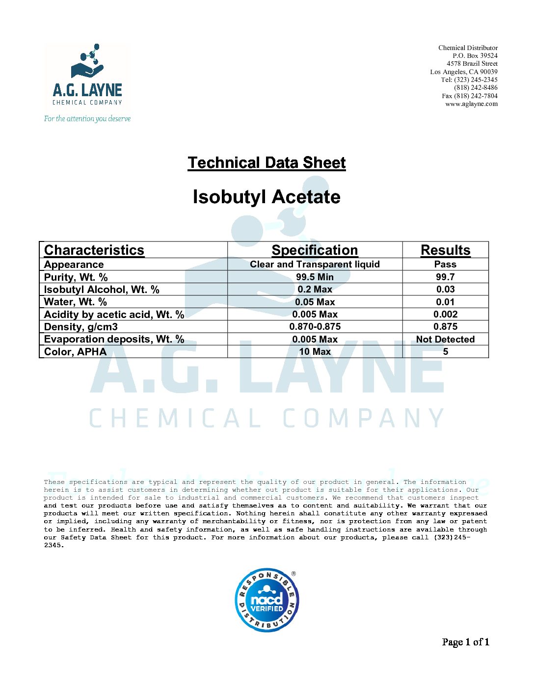 Isobutyl Acetate